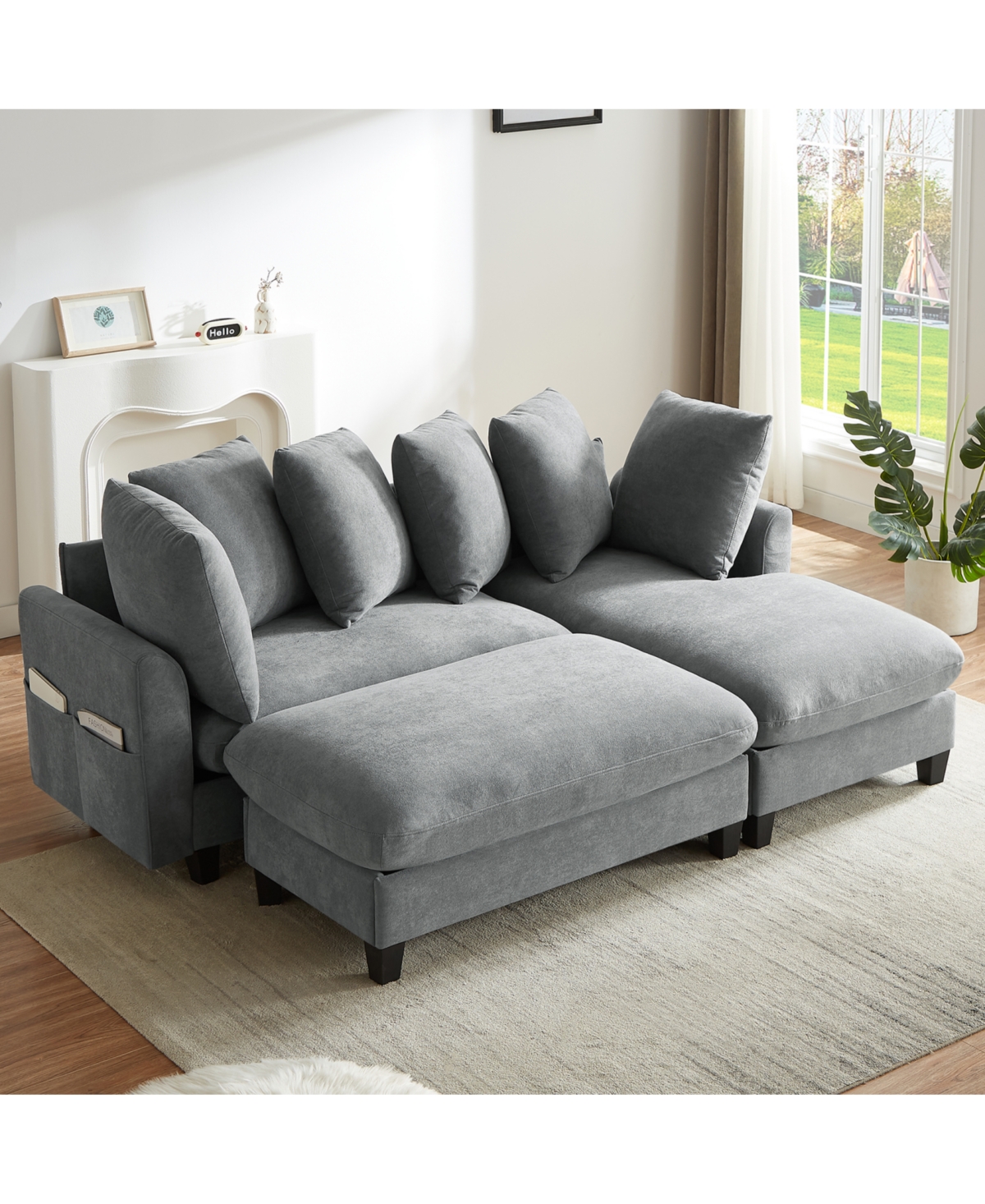 Click here for Streamdale Furniture 83" Sectional Sofa with... prices