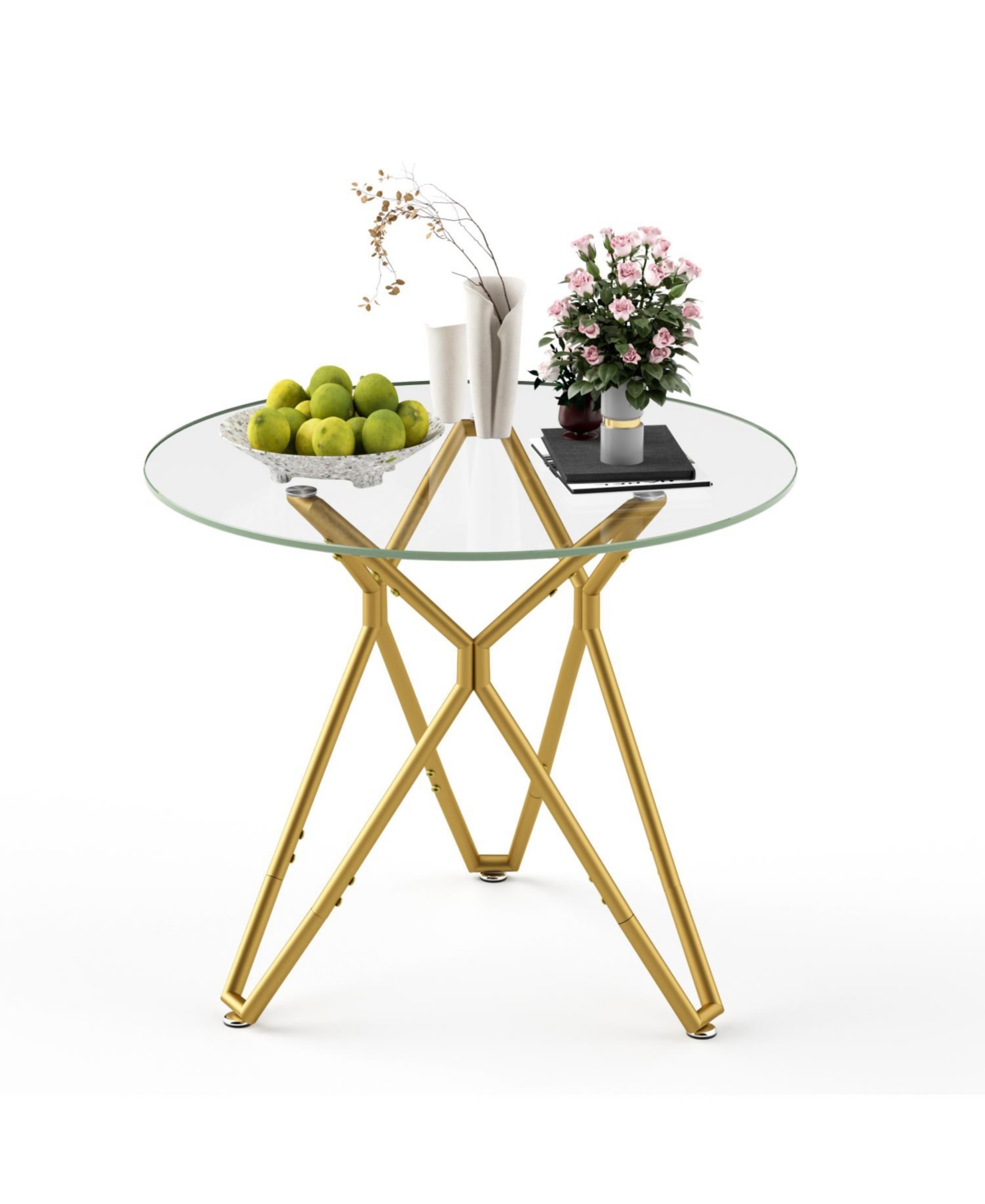 Click here for Streamdale Furniture 35.4" Round Glass Dining... prices