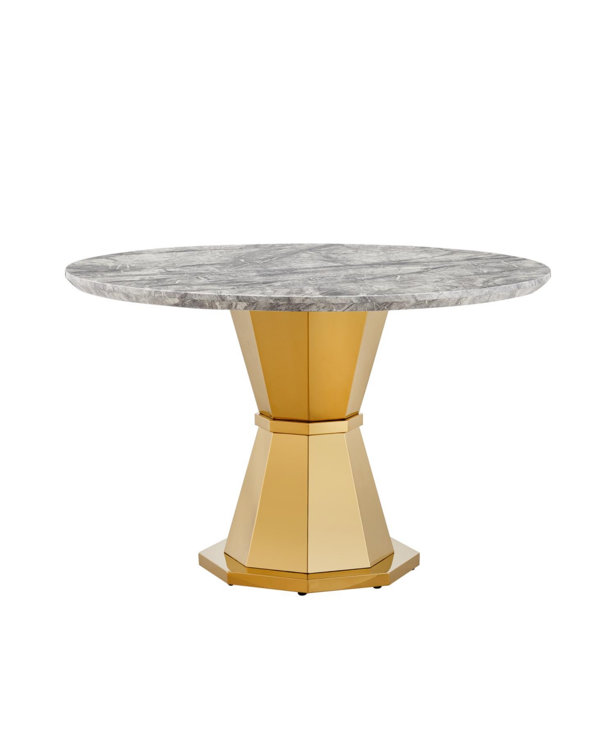 Click here for Streamdale Furniture Round Faux Marble Dining Tabl... prices