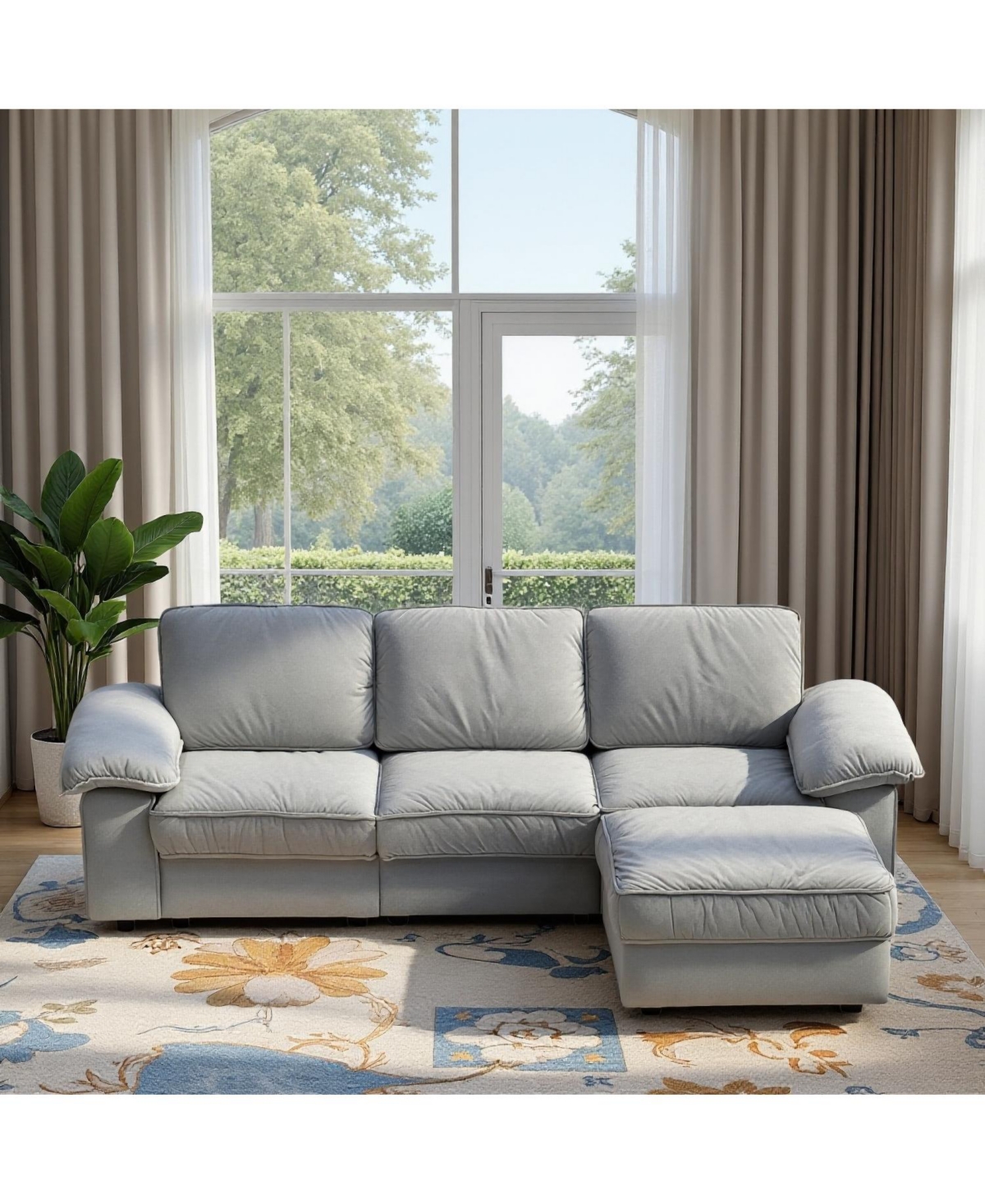 Click here for Streamdale Furniture L-Shaped Sectional Sofa with... prices