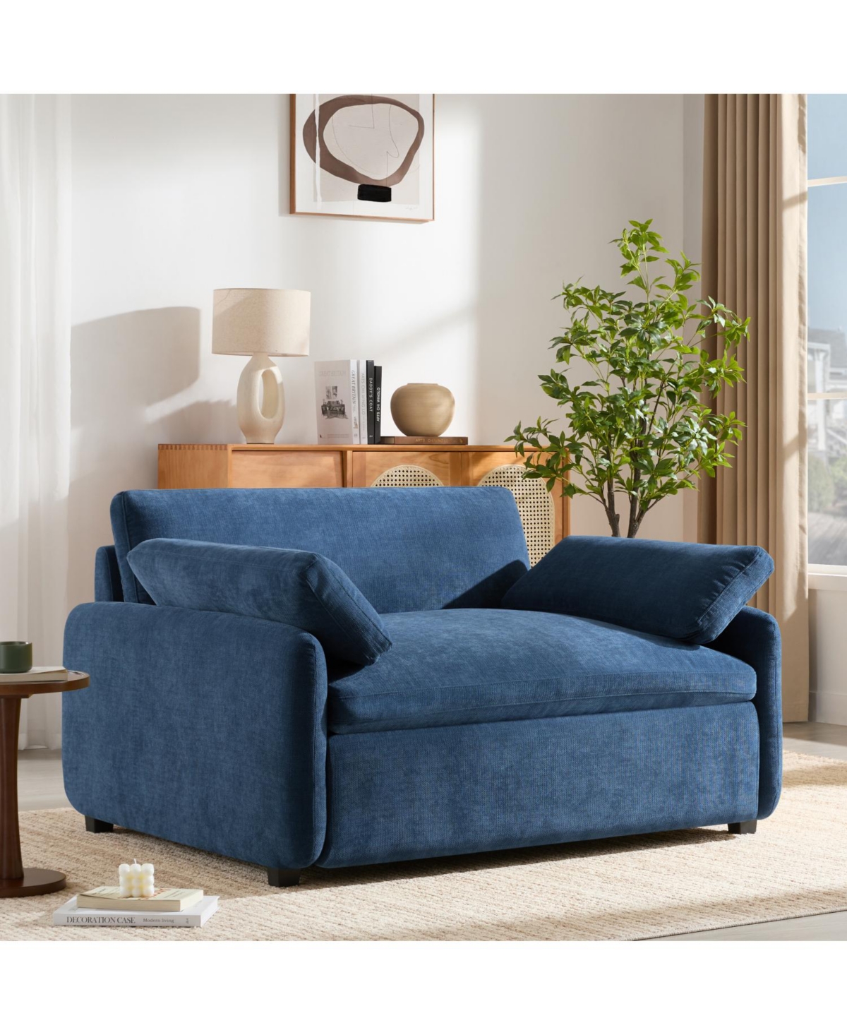 Click here for Streamdale Furniture Oversized Chenille Sofa Chair... prices