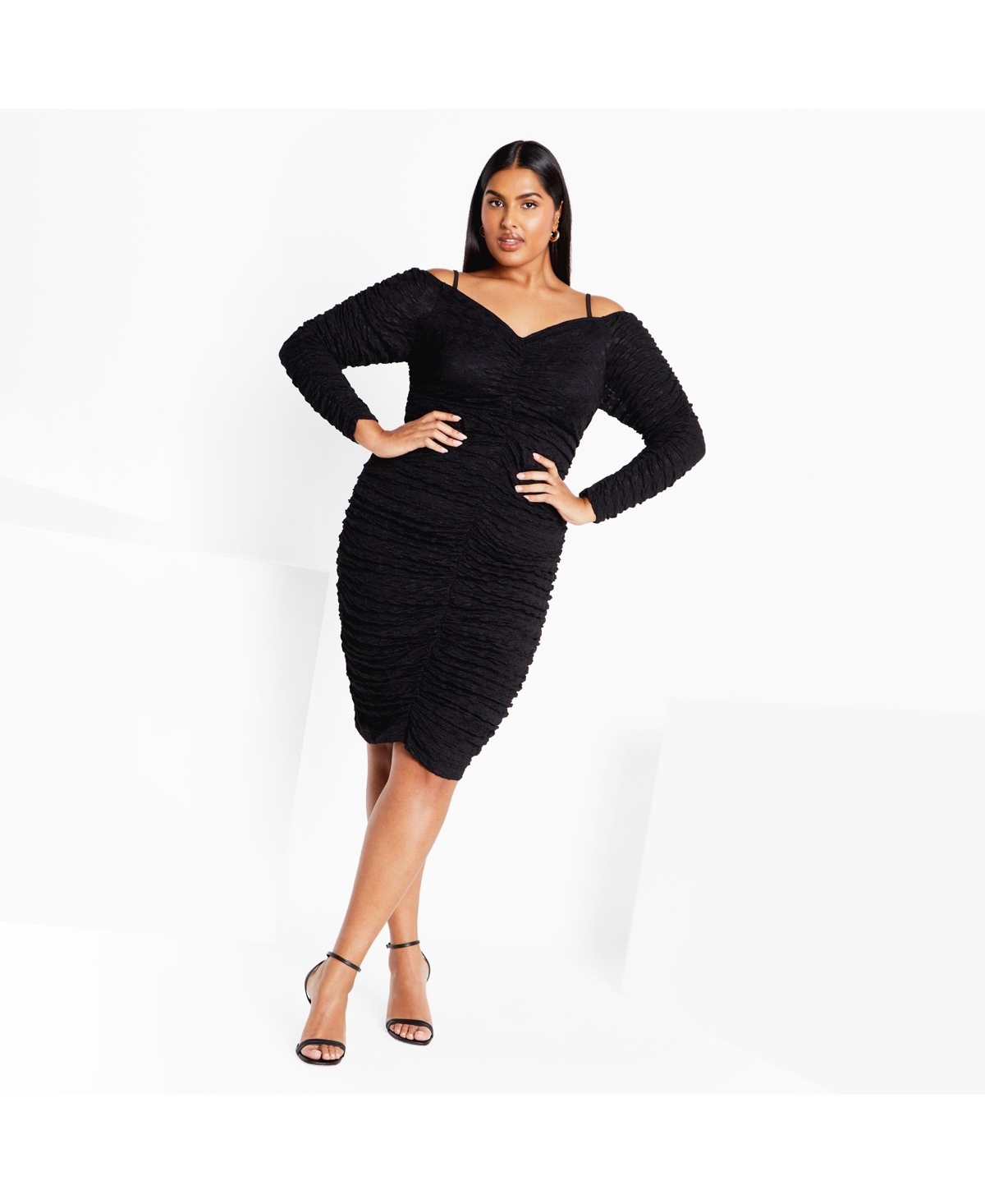 Click here for City Chic Plus Size Lorelei Dress - Black prices