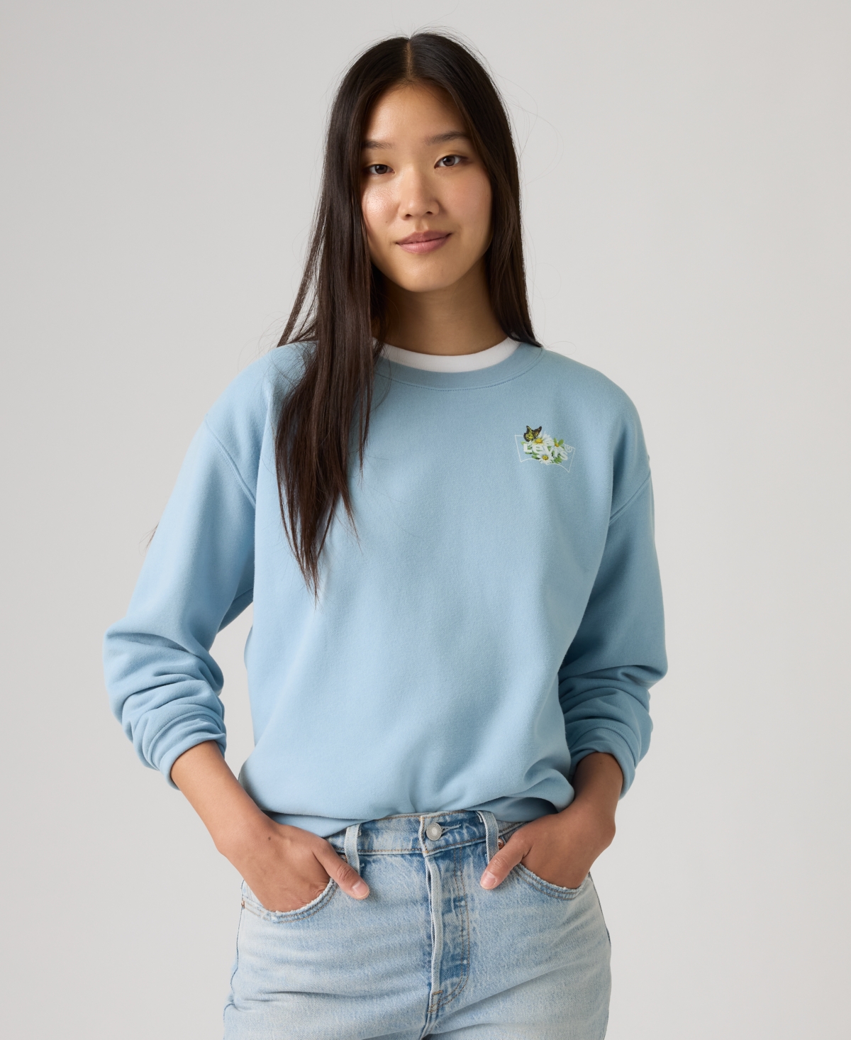 Click here for Levis Juniors Graphic Everyday Crewneck Sweatshirt... prices