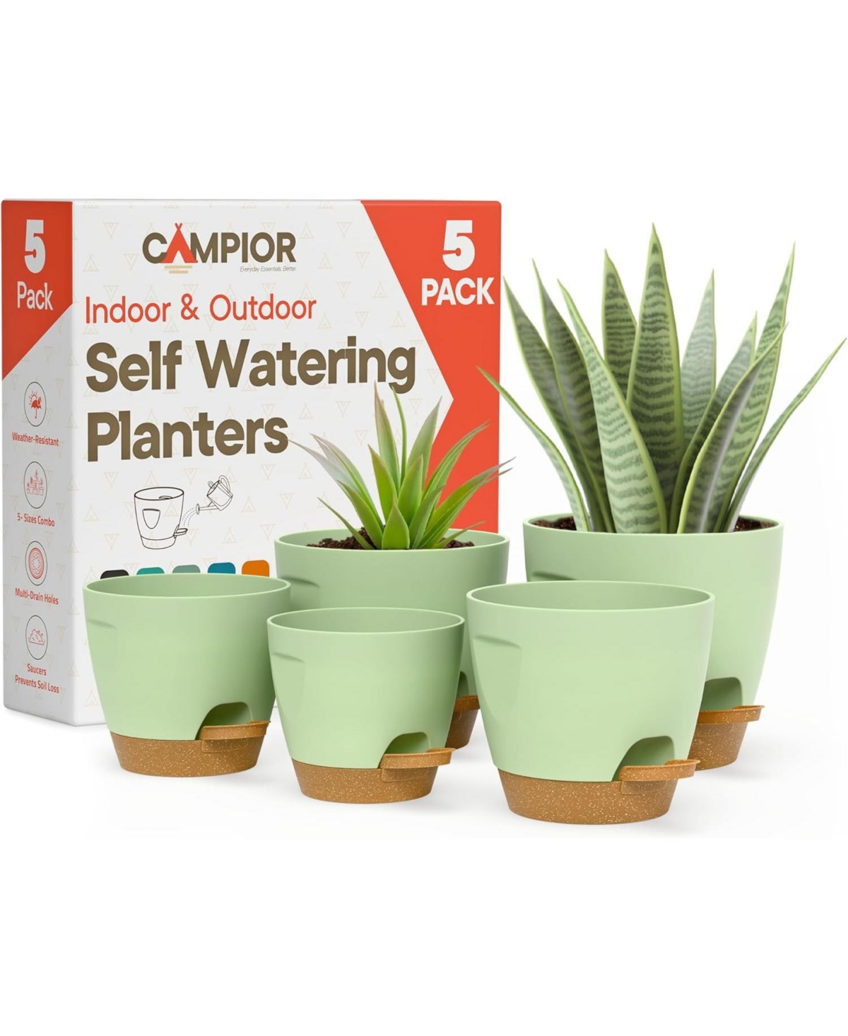 Click here for Lifemaster Indoor Outdoor Planters with Wick Rope... prices