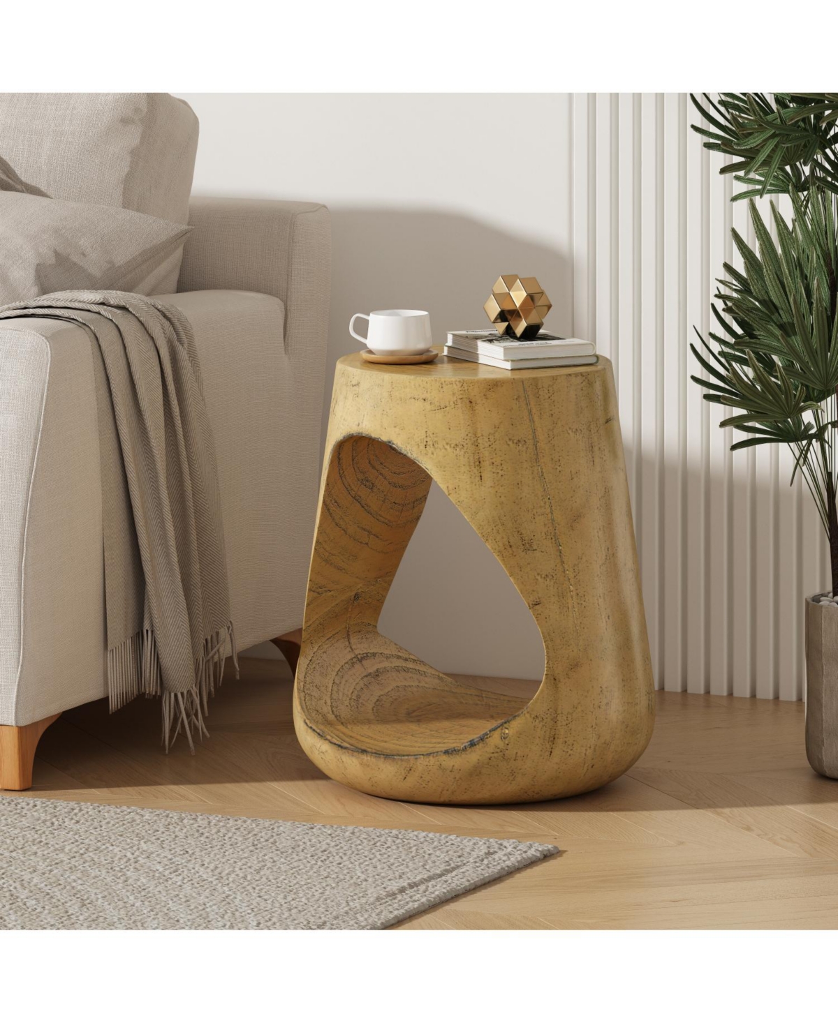 Click here for Streamdale Furniture Hollow Side Table  Wood-like... prices