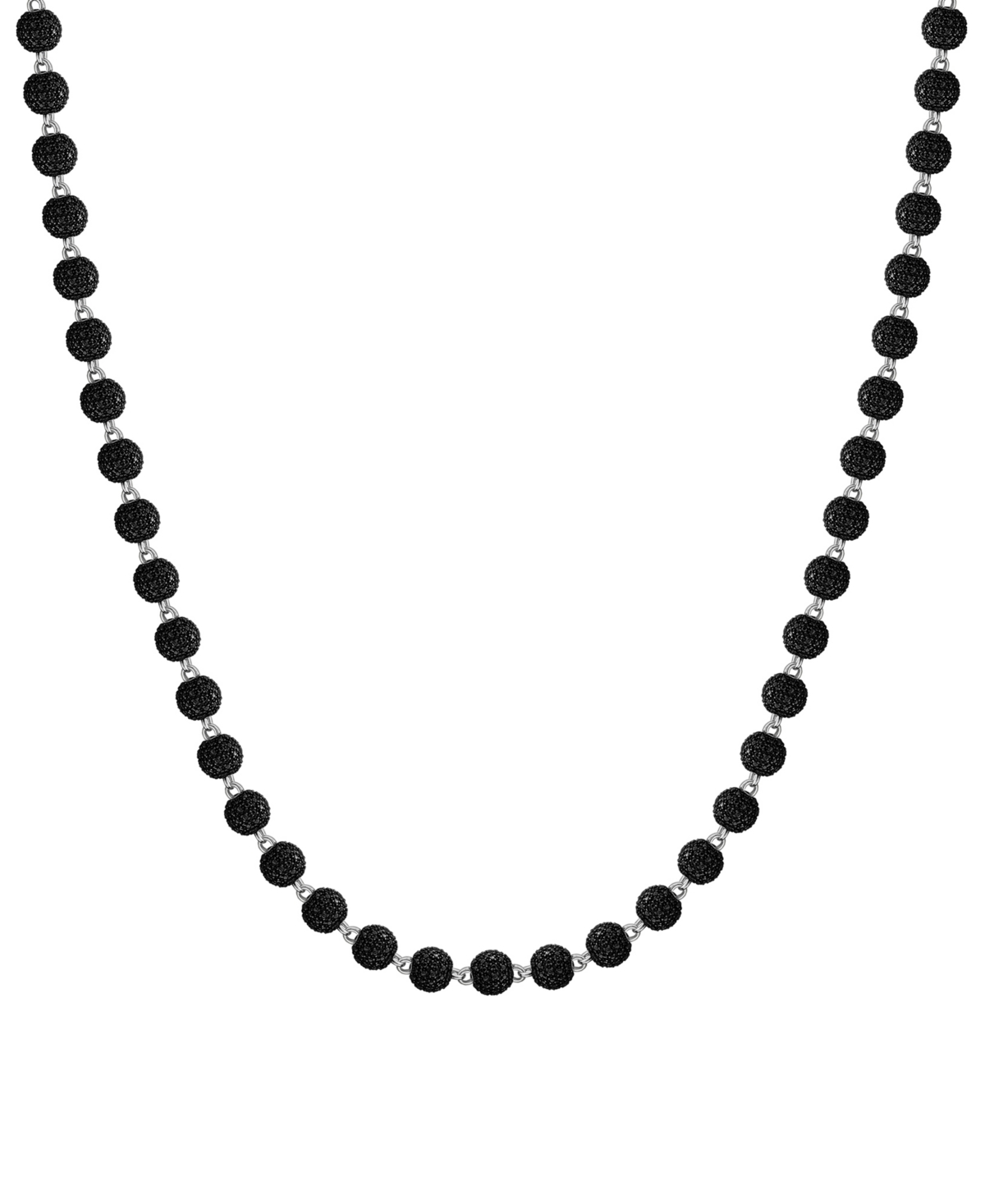 Click here for Macys Mens Black Diamond Necklace (4 ct. t.w.) in... prices