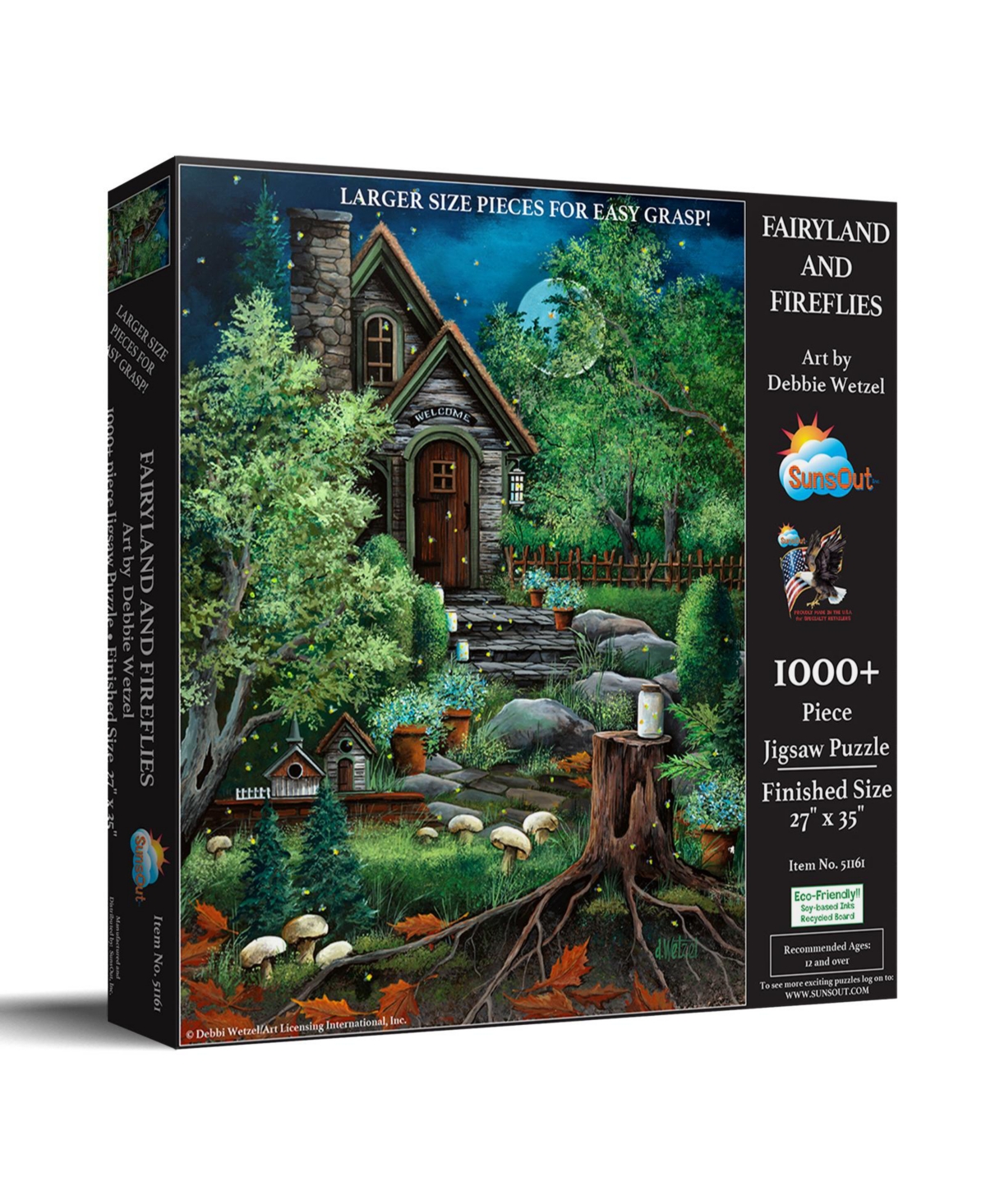 Click here for SunsOut Fairyland and Fireflies 1000 piece Jigsaw... prices