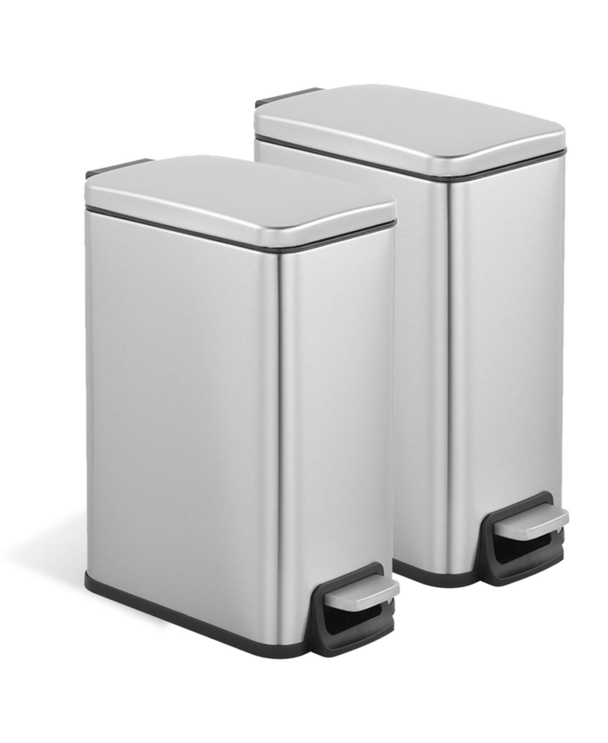 Click here for Mega Casa 1.6 Gallon Rectangular Step-on Trash Can... prices