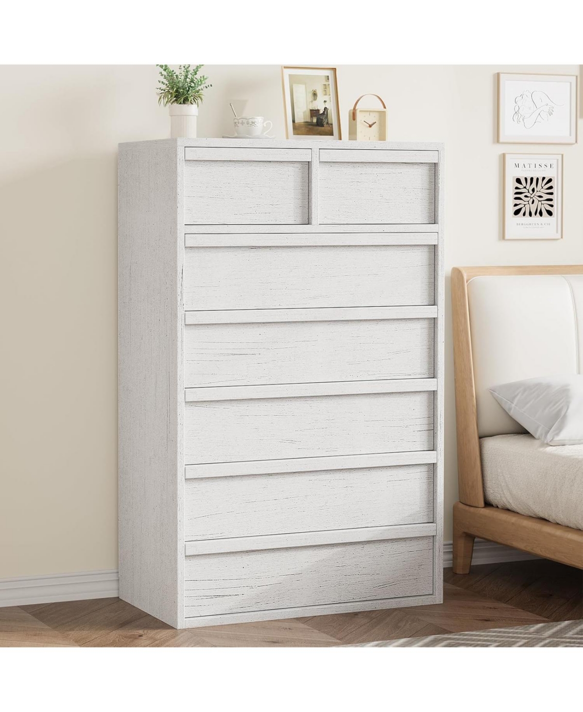 Click here for gaomon 7-Drawer Modern Tall Wooden Dresser  46... prices