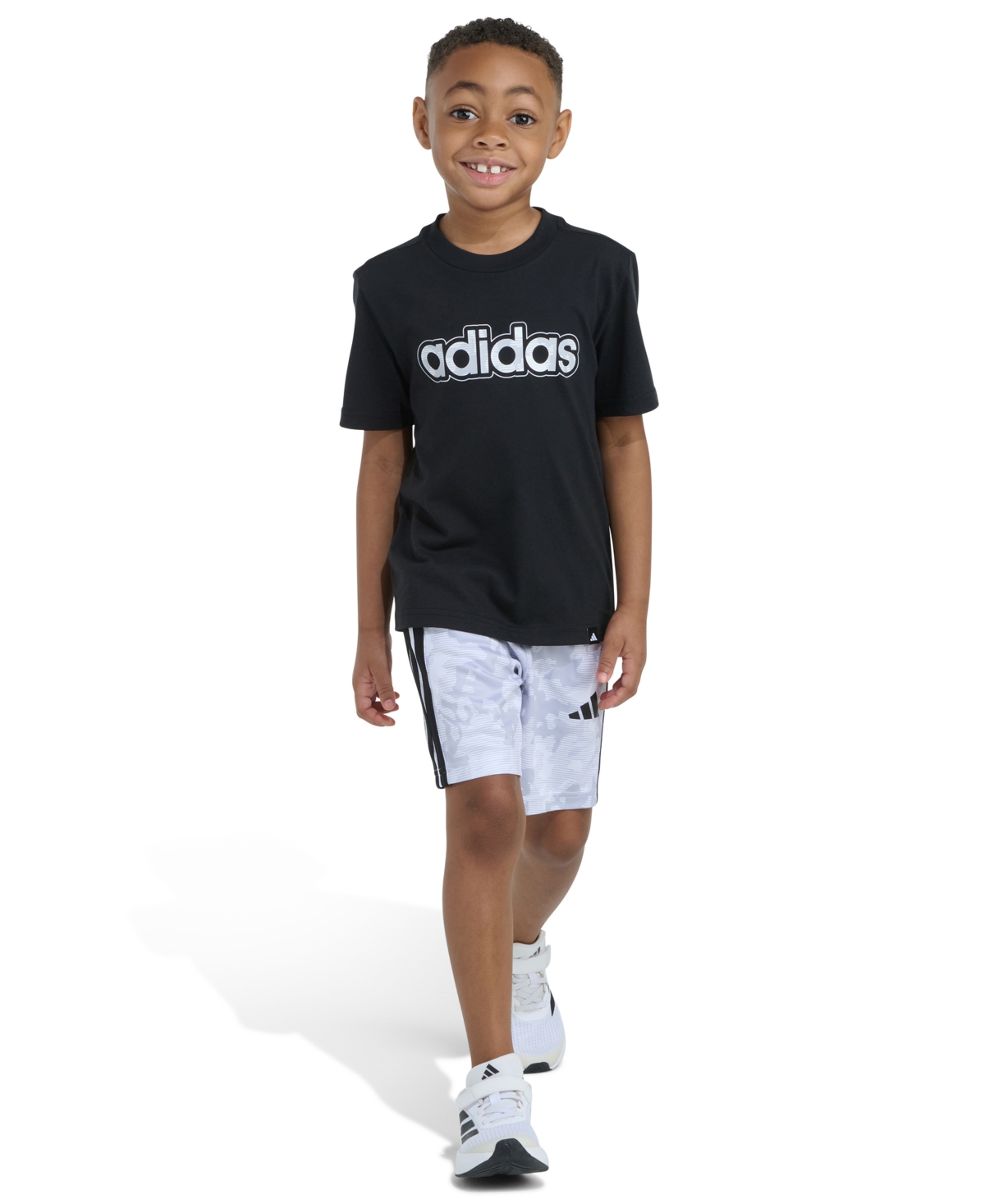 Click here for adidas Boys 2T-7 T-Shirt and Printed Camo Shorts... prices