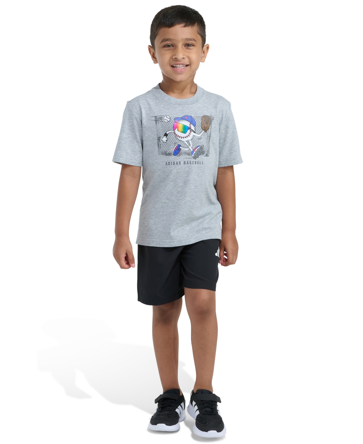 Click here for adidas Boys 2T-7 Graphic T-Shirt and Shorts  2-Pie... prices