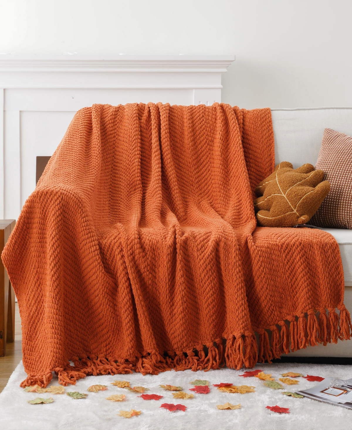 Click here for Battilo Herringbone Chenille Knit Throw  60x 80 -... prices