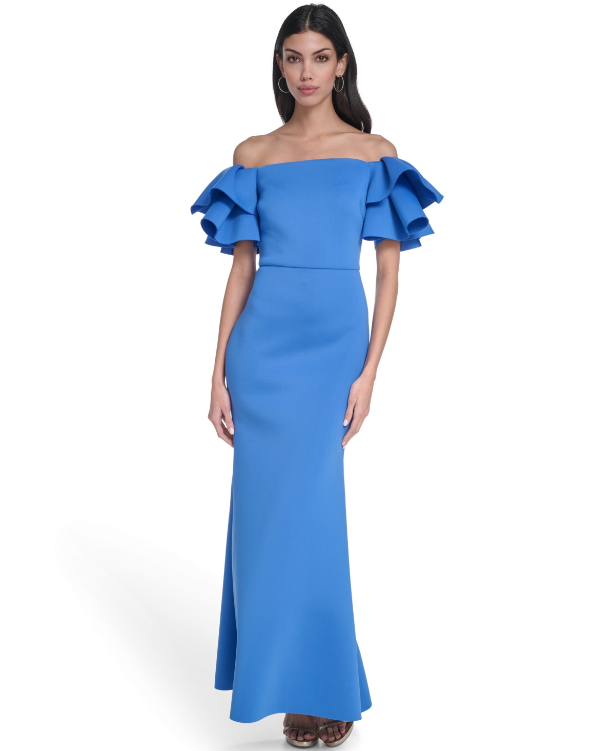 Click here for Eliza J Womens Off-The-Shoulder Mermaid Ball Gown... prices