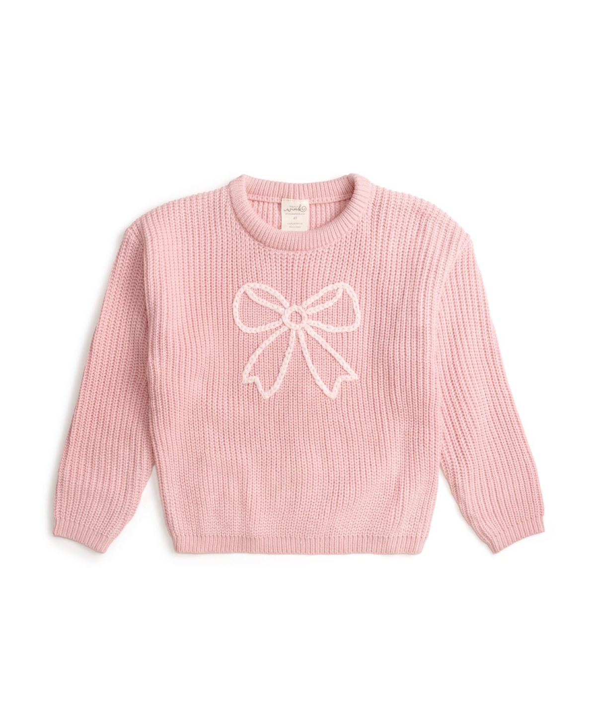 Click here for Sweet Wink Big Girls Coquette Bow Knit Sweater - B... prices