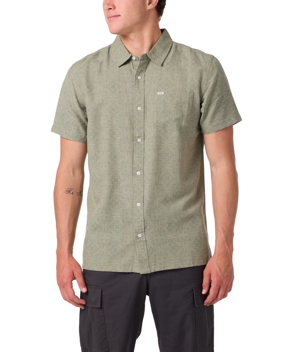 Click here for ONeill Mens Original Eco Print Standard Shirt - Cl... prices