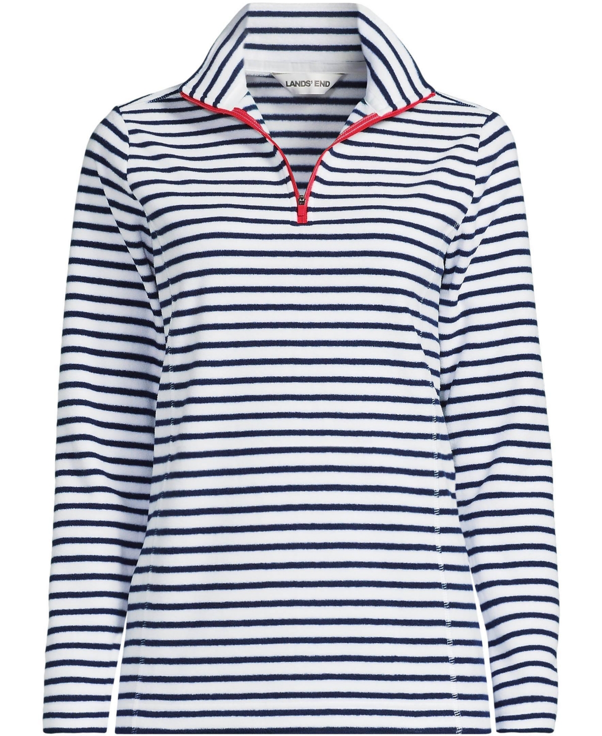 Click here for Lands End Plus Size Anyweather Fleece Quarter Zip... prices