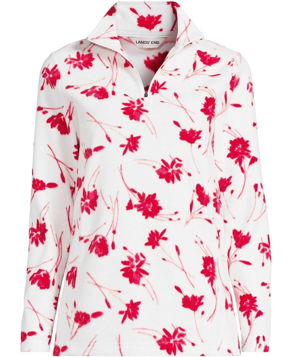 Click here for Lands End Plus Size Anyweather Fleece Quarter Zip... prices