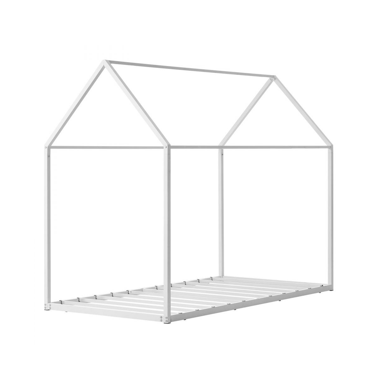 Click here for Slickblue Kids Floor Bed with Roof Design and Meta... prices