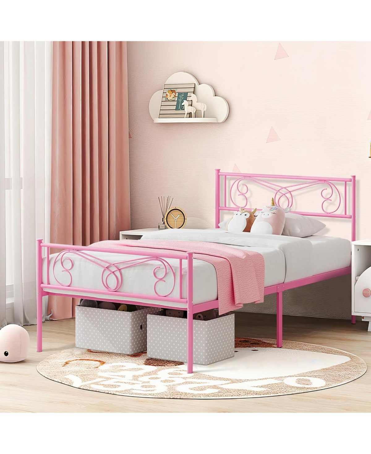 Click here for gaomon Heavy-Duty Steel Slat Metal Bed Frame with... prices