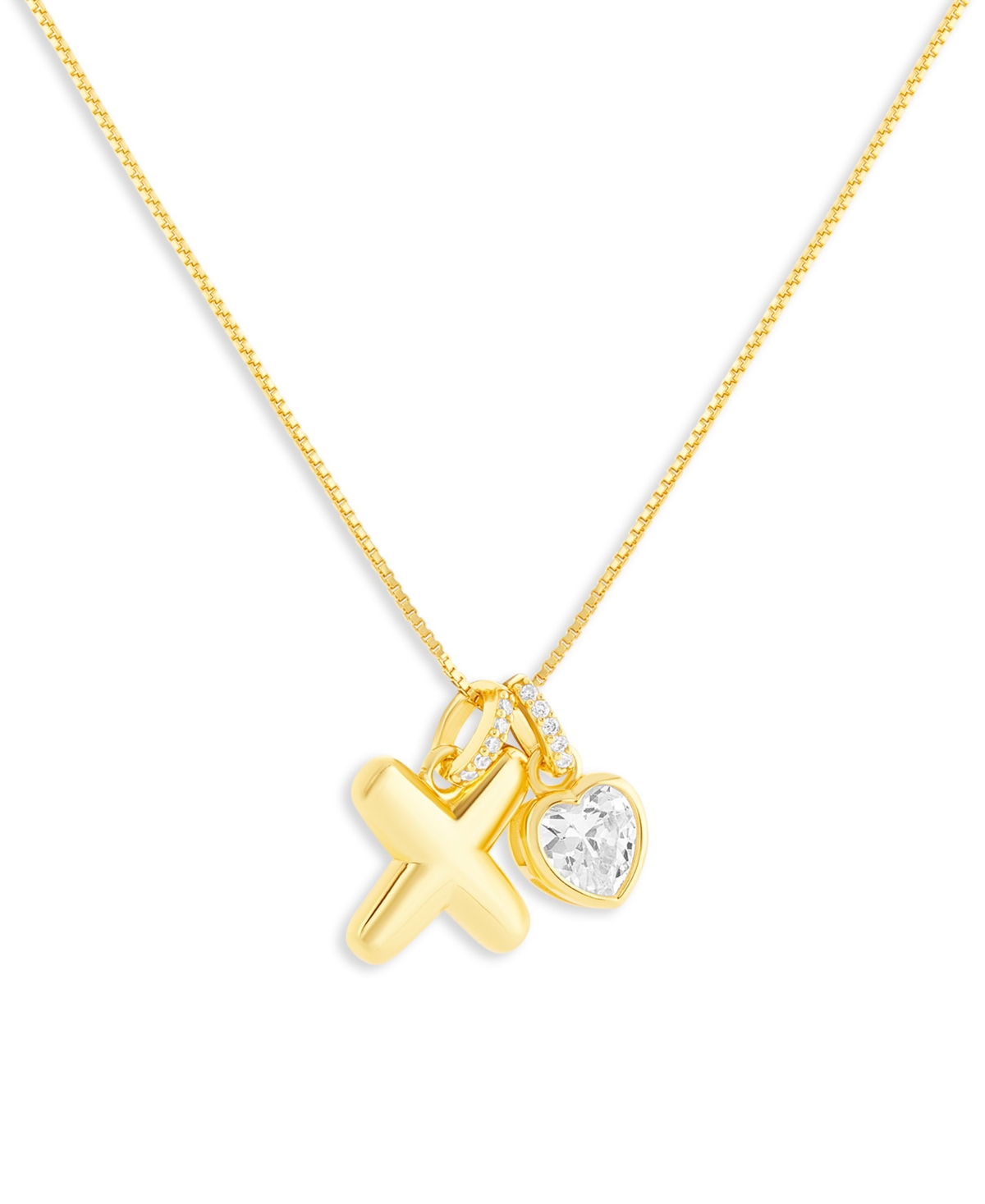 Click here for Holiday Lane Letter Initial Charm Necklace in Gold... prices