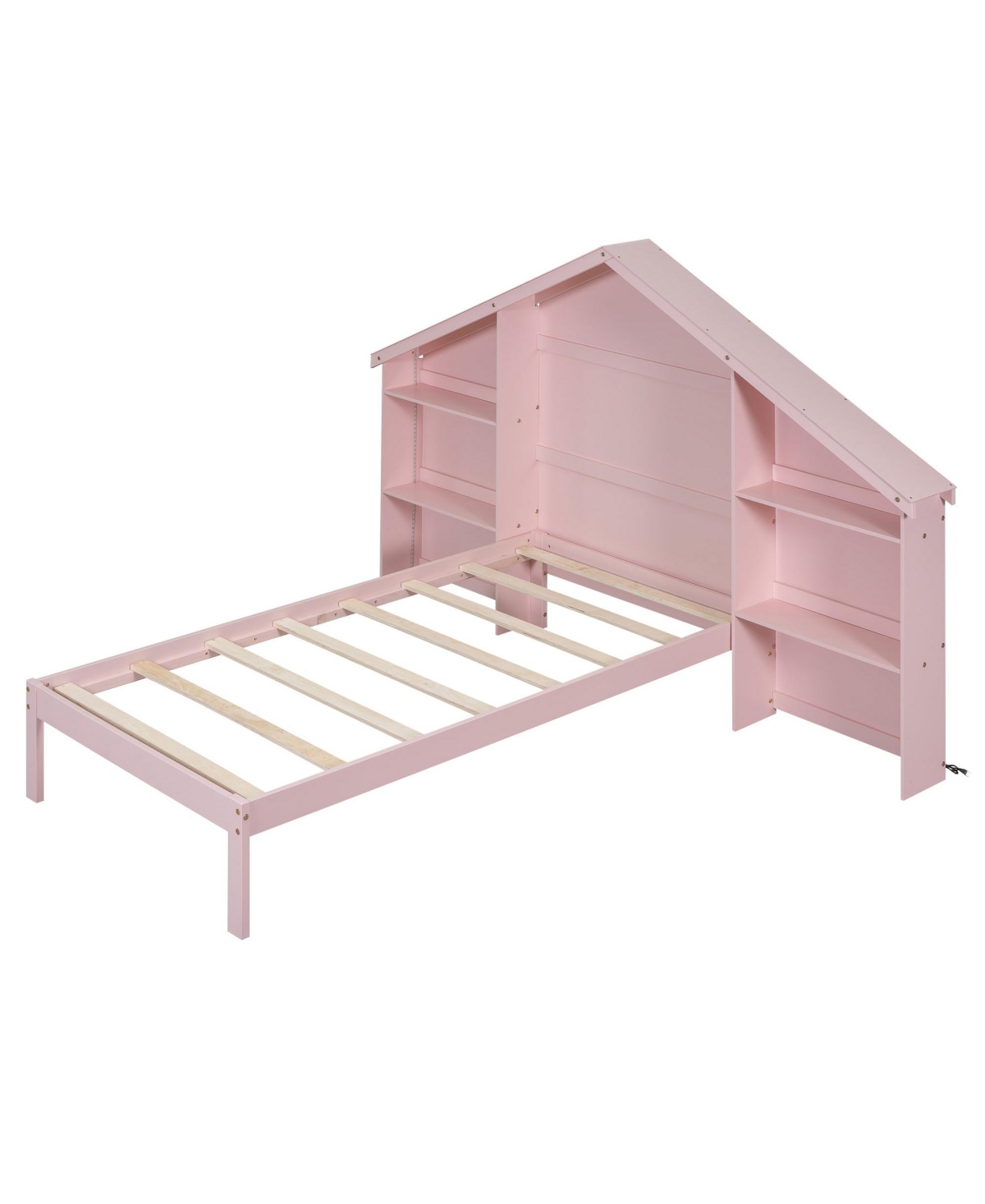 Click here for Boyel Living Wood Twin Size Platform Bed with Hous... prices