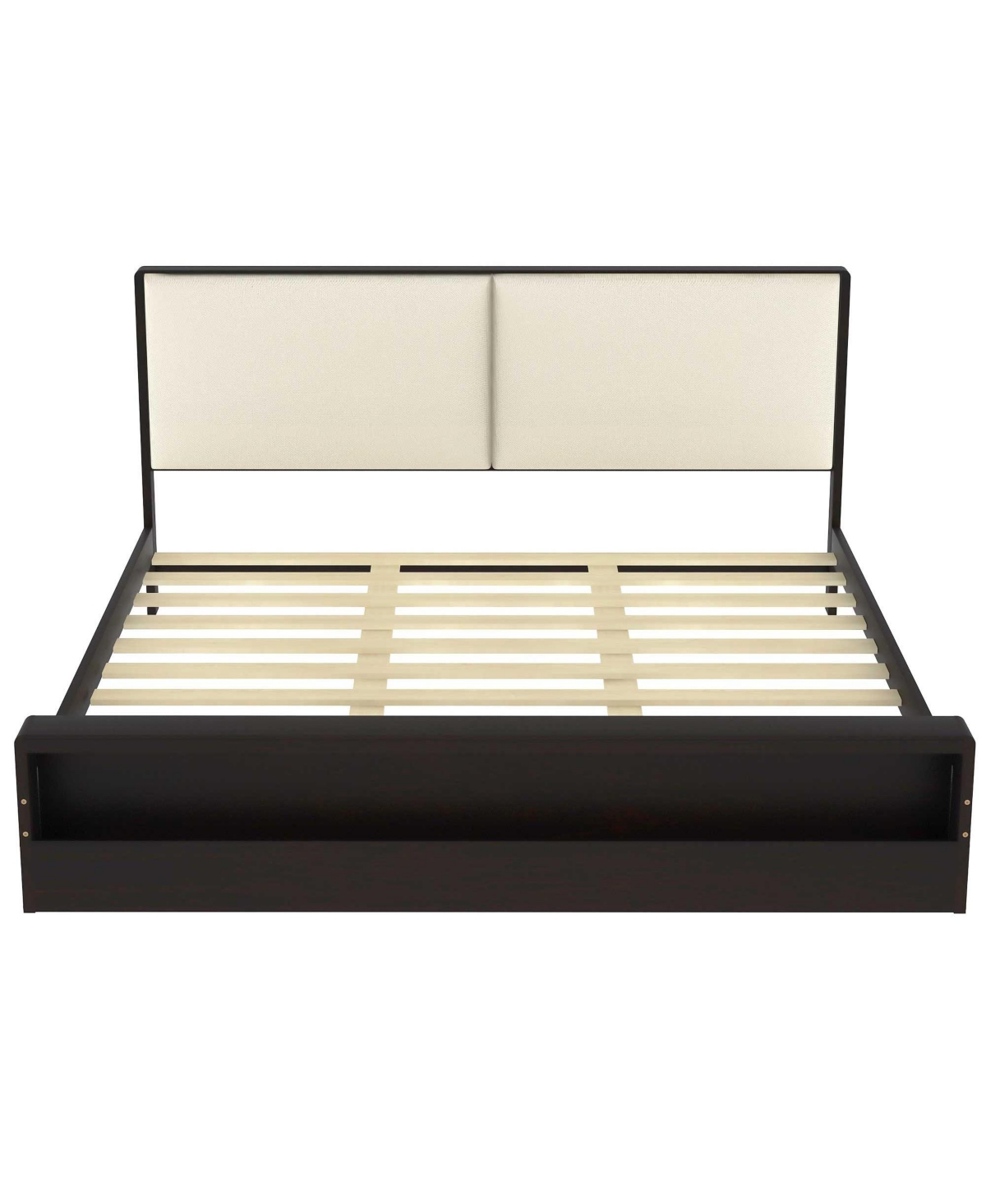 Click here for Boyel Living King Size Platform Bed Frame with Uph... prices
