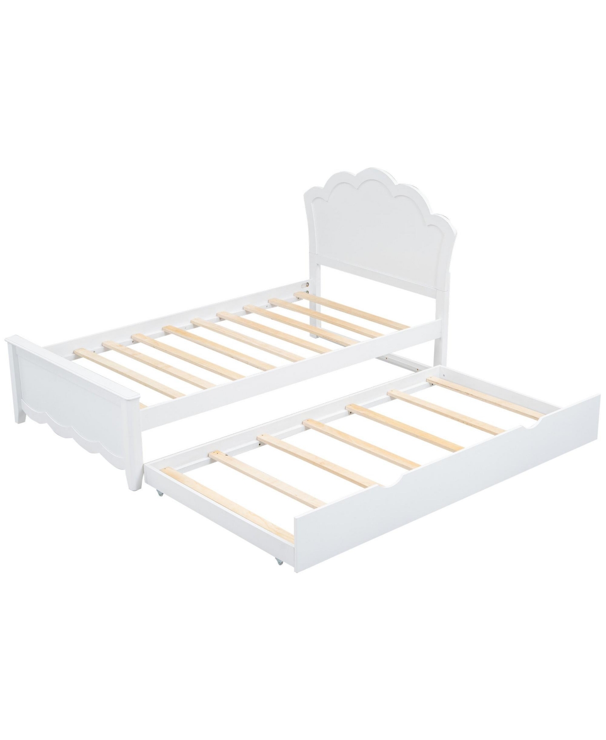 Click here for Boyel Living Twin Size Wood Platform Bed with Head... prices