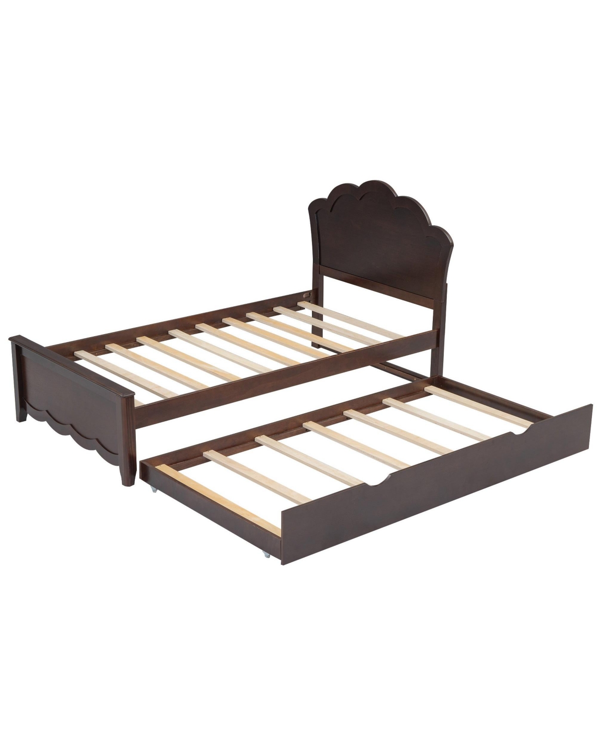 Click here for Boyel Living Twin Size Wood Platform Bed with Head... prices
