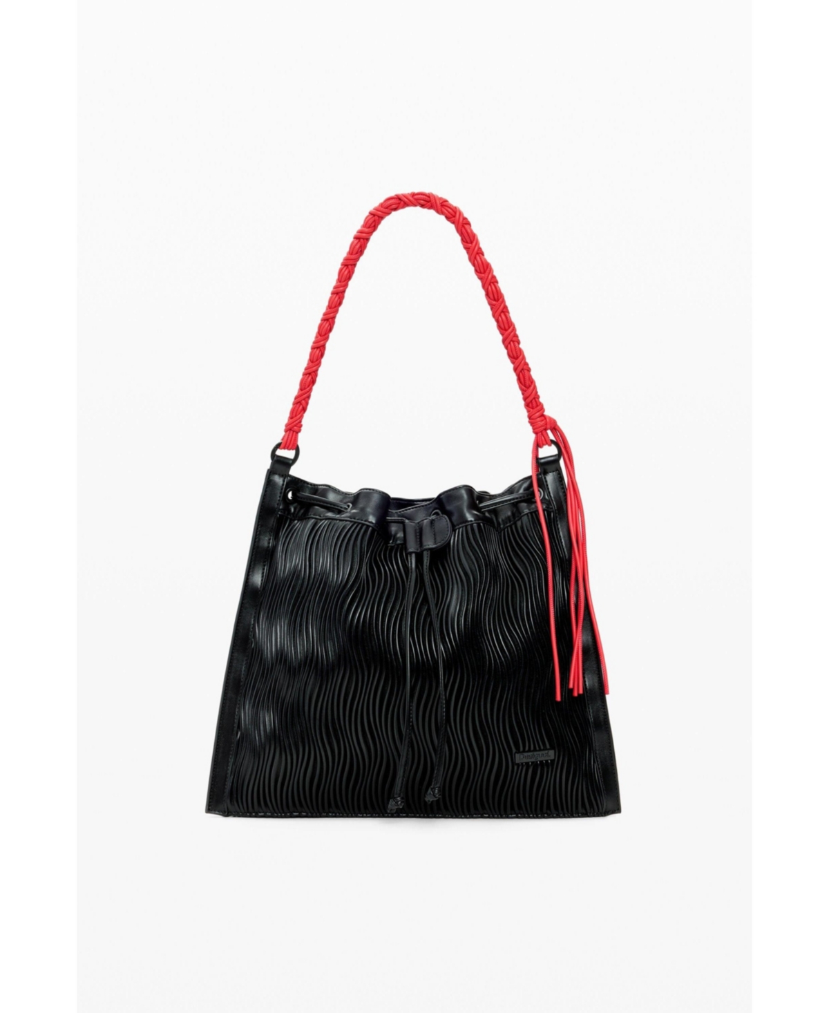 Click here for Desigual Womens Medium embossed backpack - Black prices