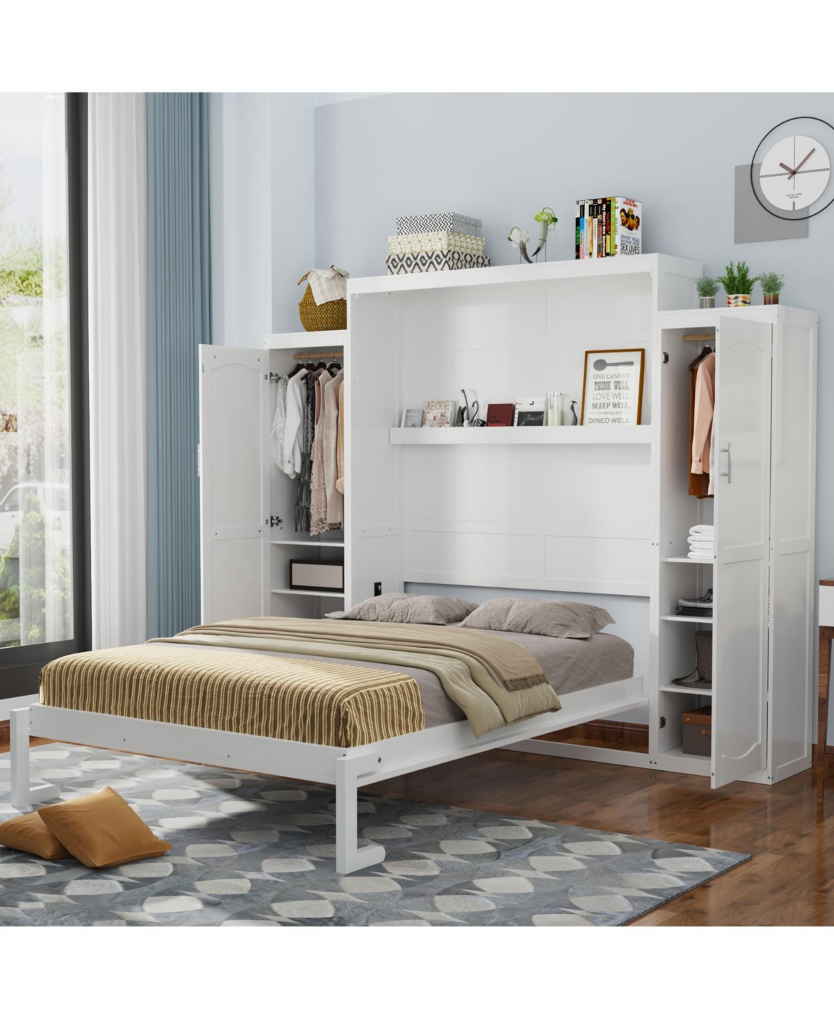 Click here for Streamdale Furniture Murphy Bed with Wardrobes & S... prices