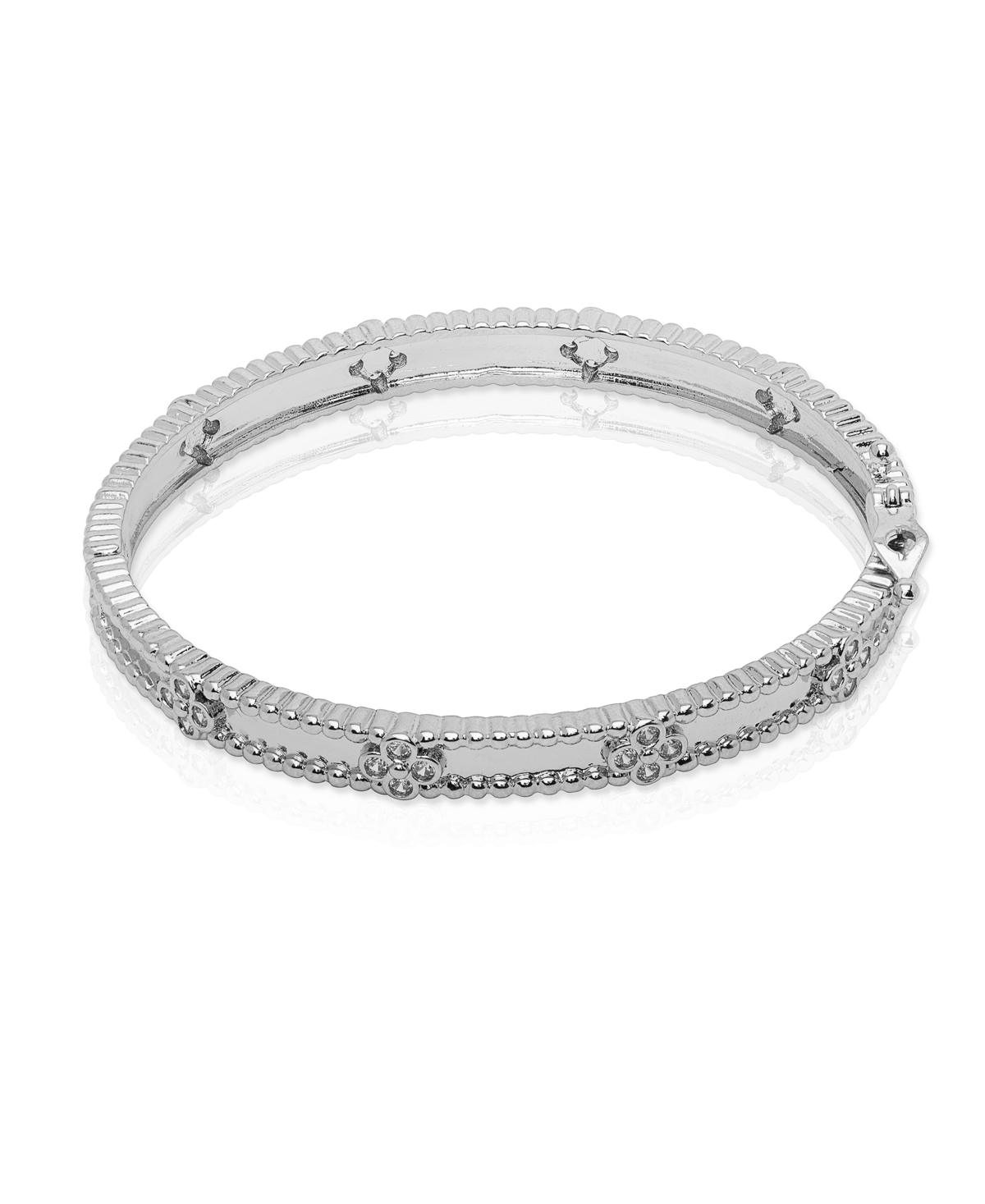 Click here for Macys Cubic Zirconia (1.92 ct. t.w.) Clover Bangle... prices