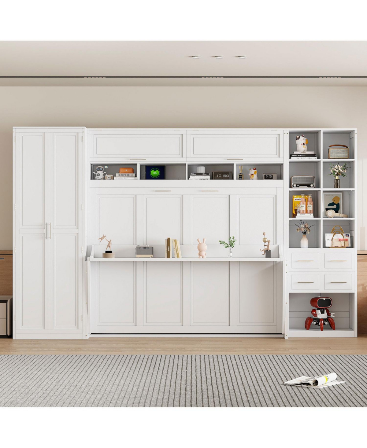 Click here for Streamdale Furniture Queen Size Murphy Bed Wall Be... prices