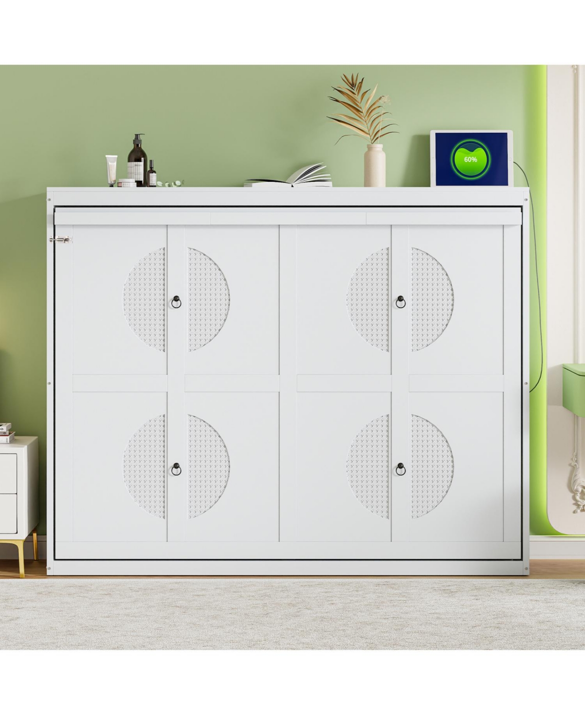 Click here for Streamdale Furniture Queen Size Murphy Bed Wall Be... prices