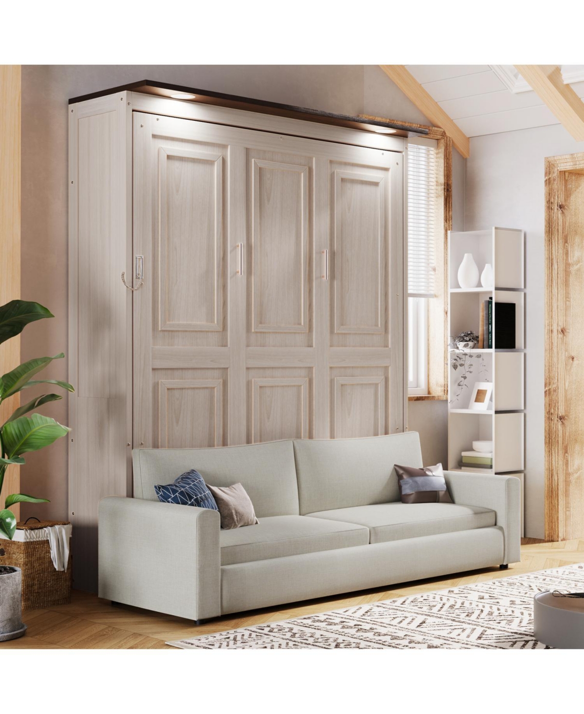 Click here for Streamdale Furniture Queen Size Murphy Bed with So... prices