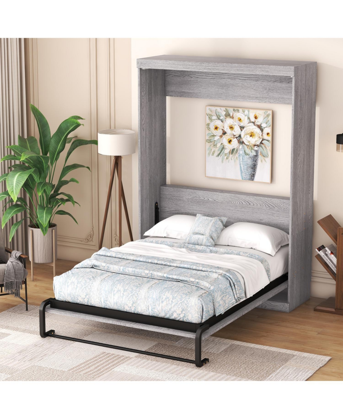 Click here for Streamdale Furniture Gray Murphy Bed - Folds into... prices