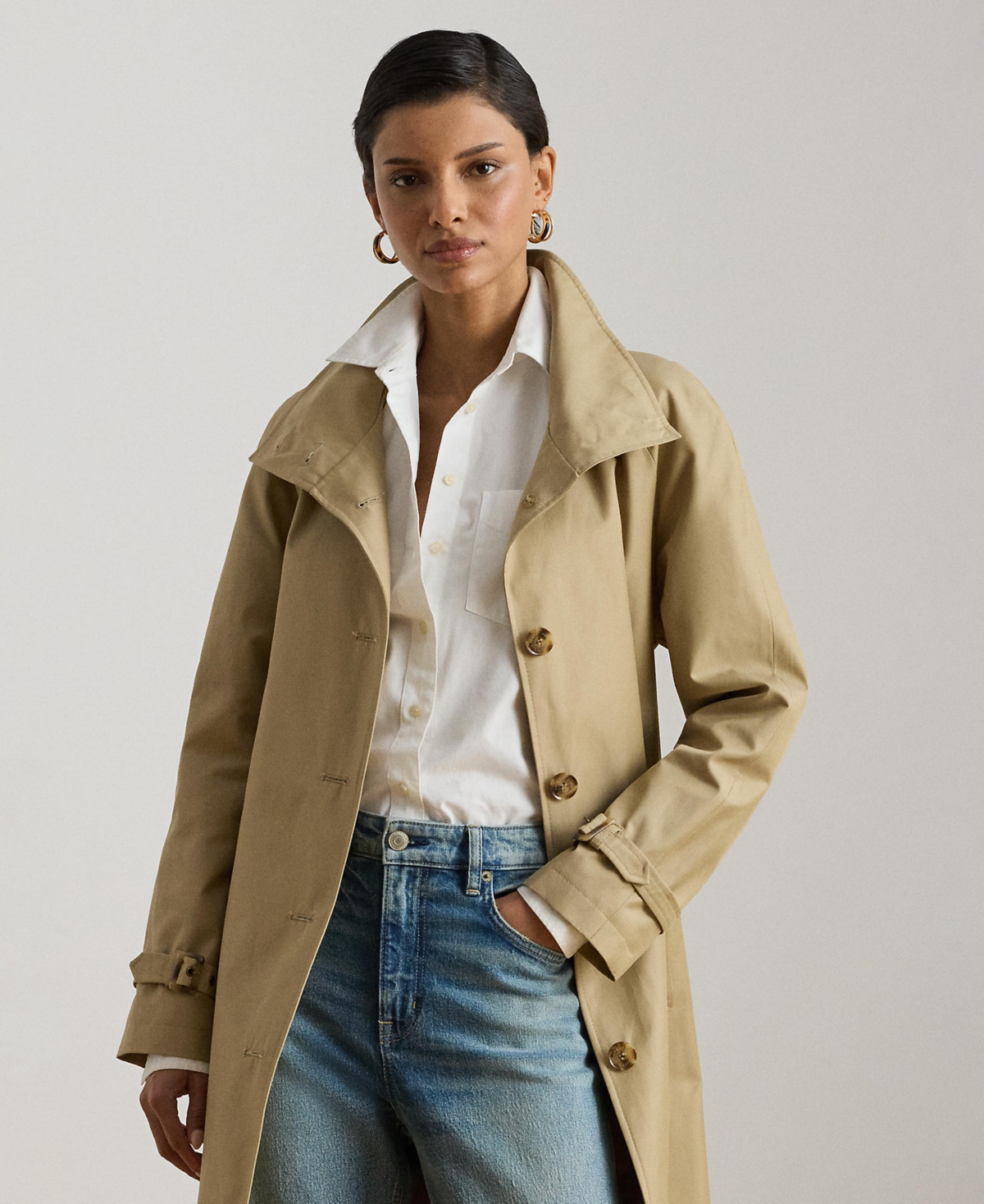 Click here for Lauren Ralph Lauren Womens Single Breasted Belted... prices
