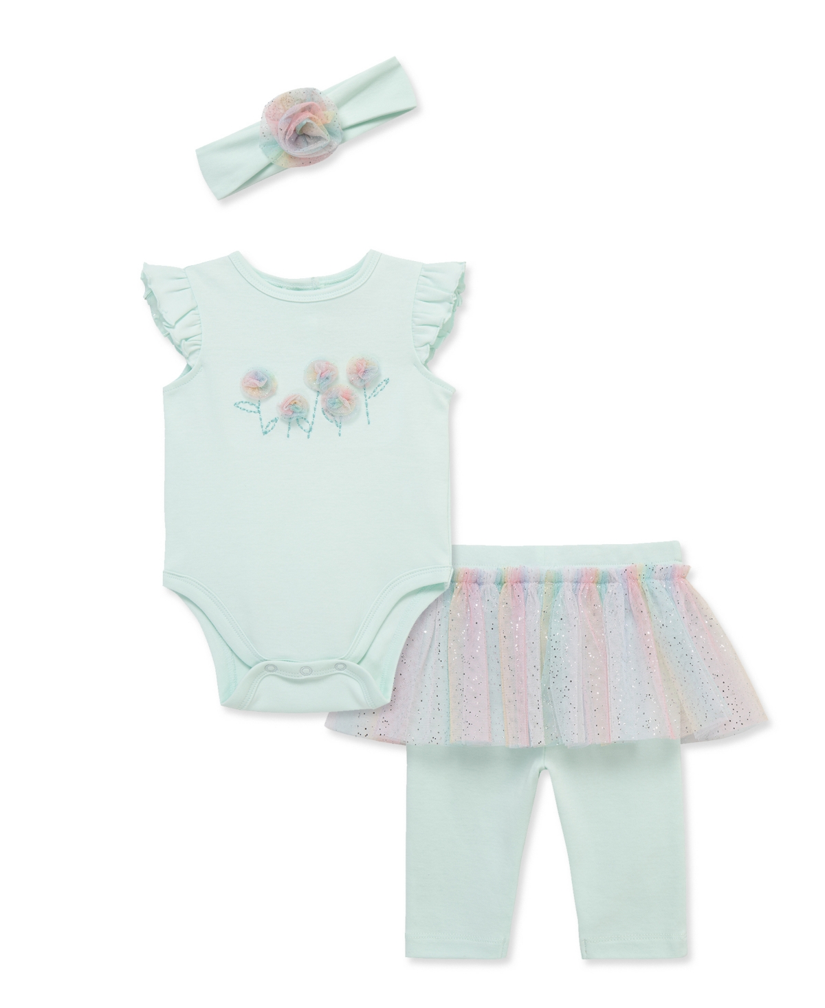 Click here for Little Me Baby Girls Round Neck Bodysuit  Skegging... prices