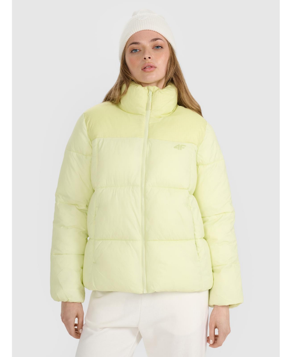 Click here for 4F Womens padded jacket with synthetic filling - y... prices