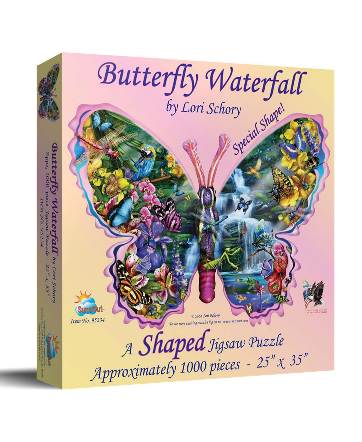 Click here for SunsOut Butterfly Waterfall 1000 piece Jigsaw Puzz... prices