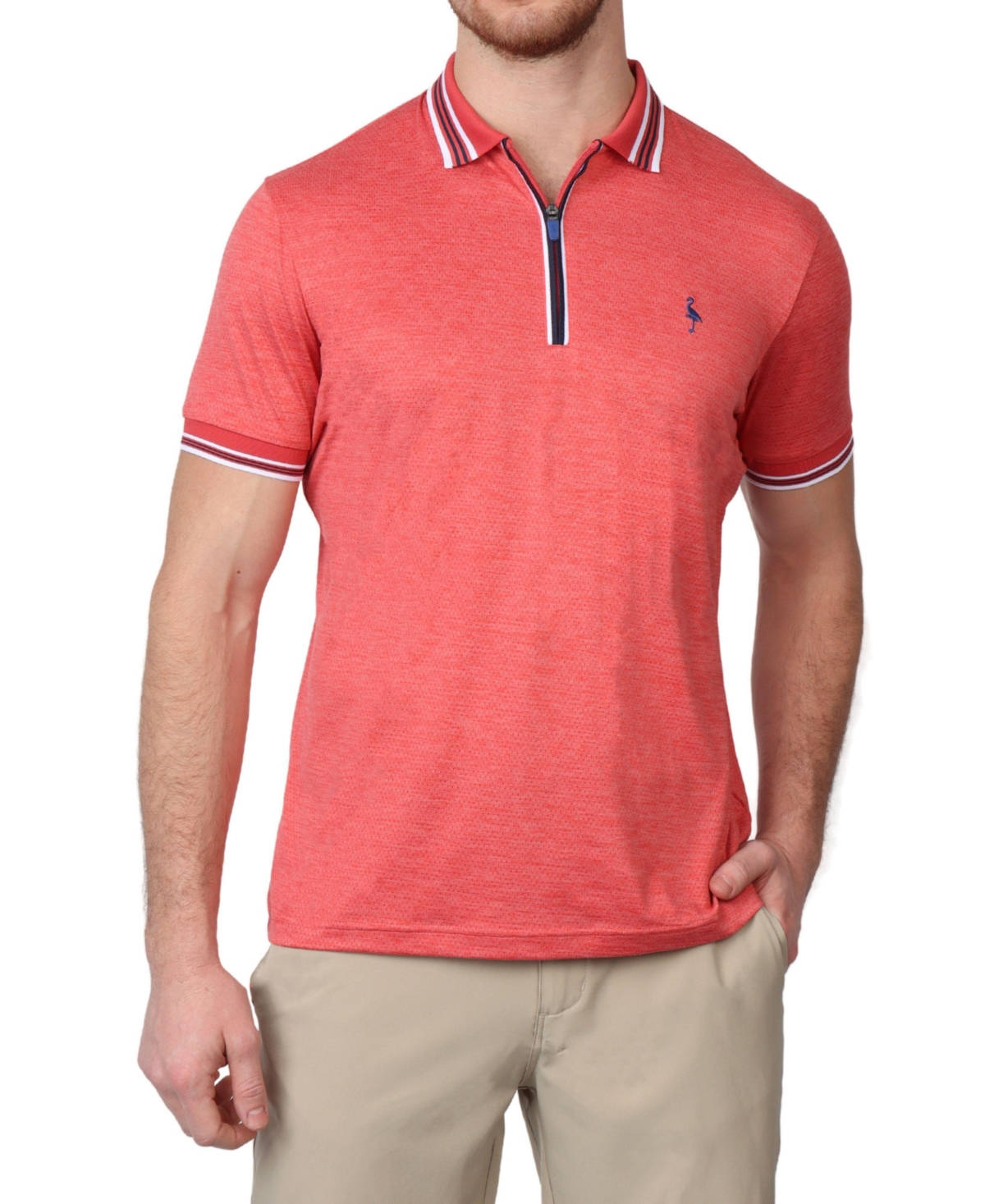 Click here for Tailorbyrd Mens Perforated Mesh Performance Polo w... prices