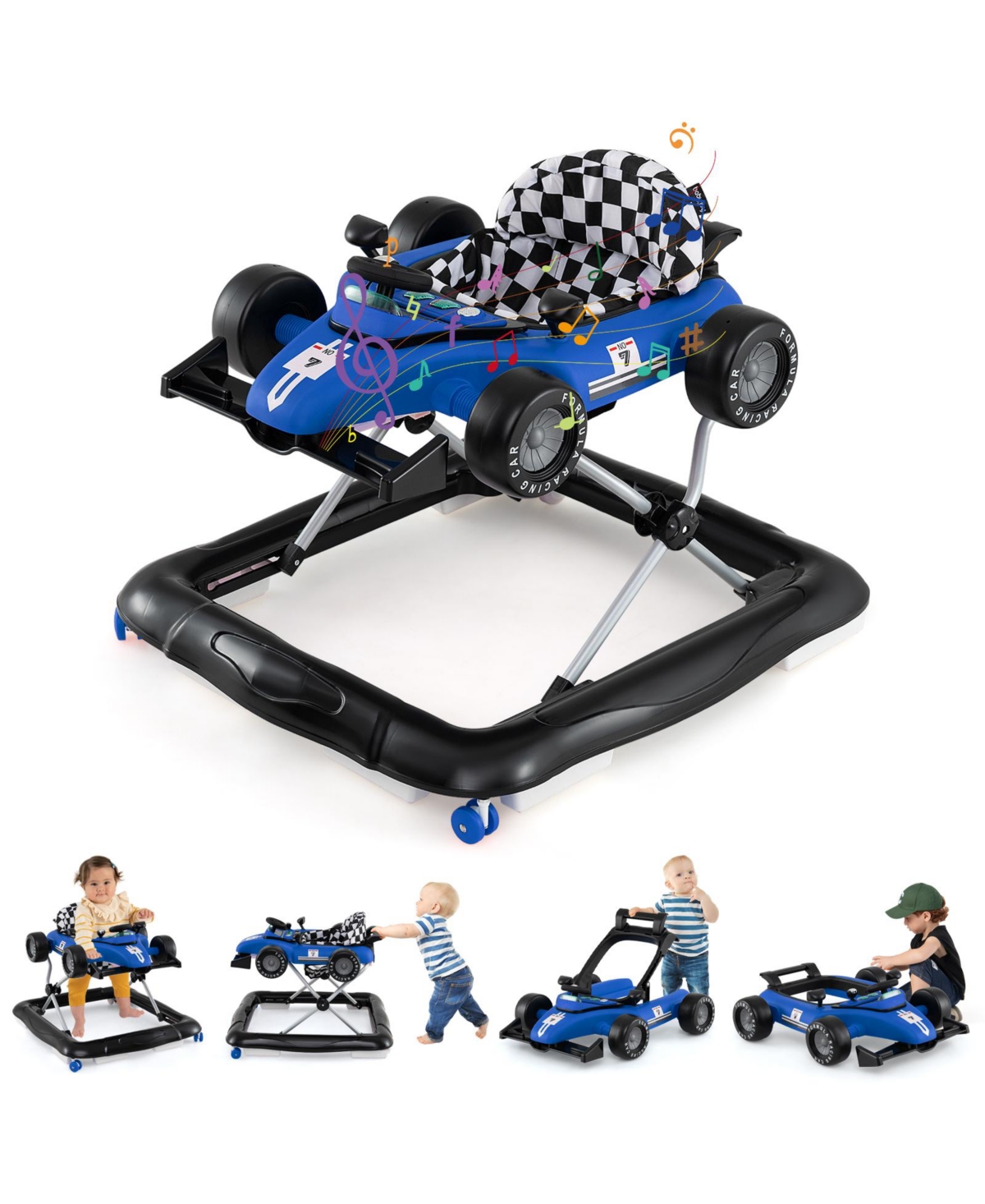 Click here for Slickblue Toddler 4-in-1 Push Walker Activity Cent... prices