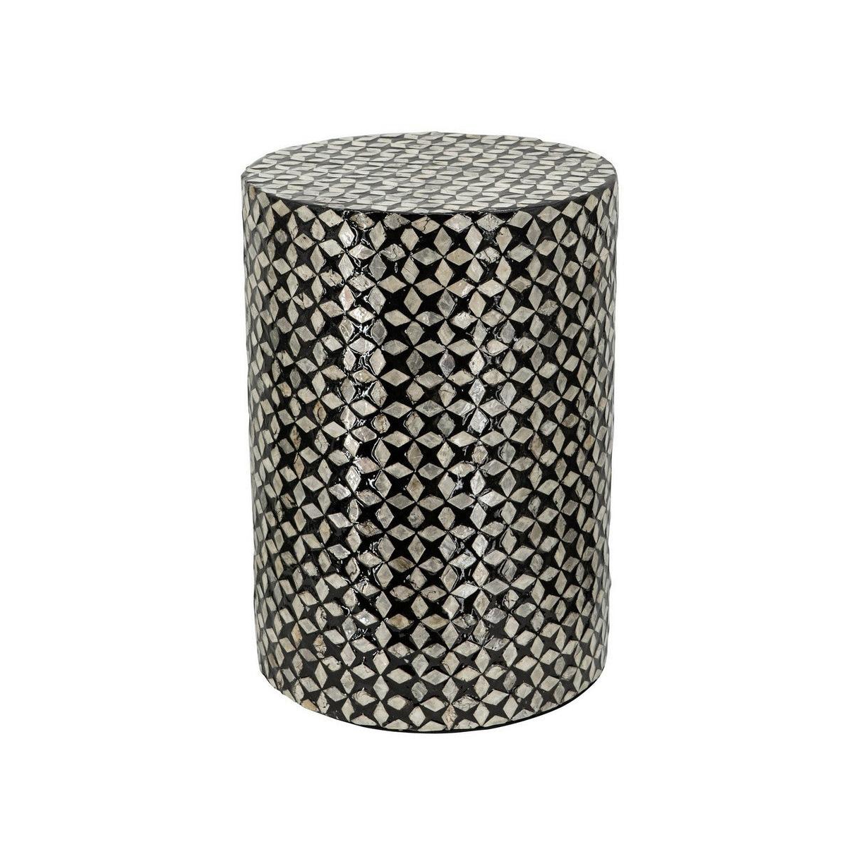 Click here for Slickblue Modern Cylindrical Accent Stool Table St... prices