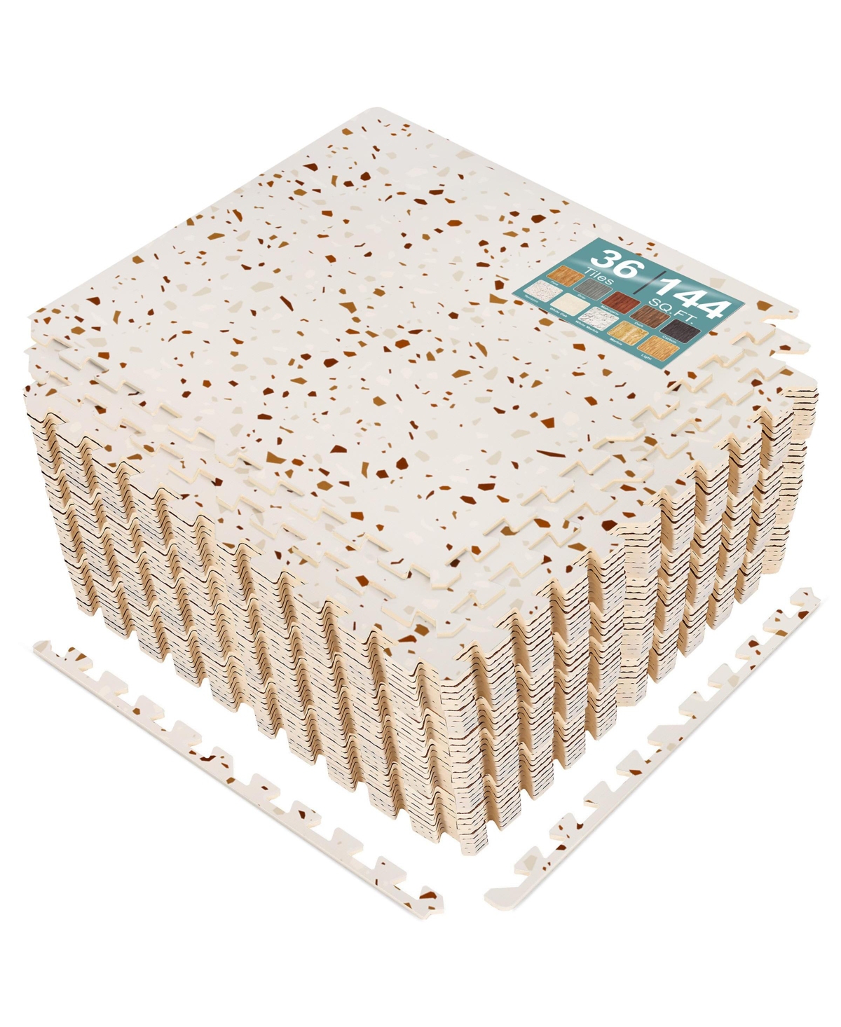 Click here for Sorbus 144 Sq. Ft. Interlocking Eva Foam Wood Grai... prices