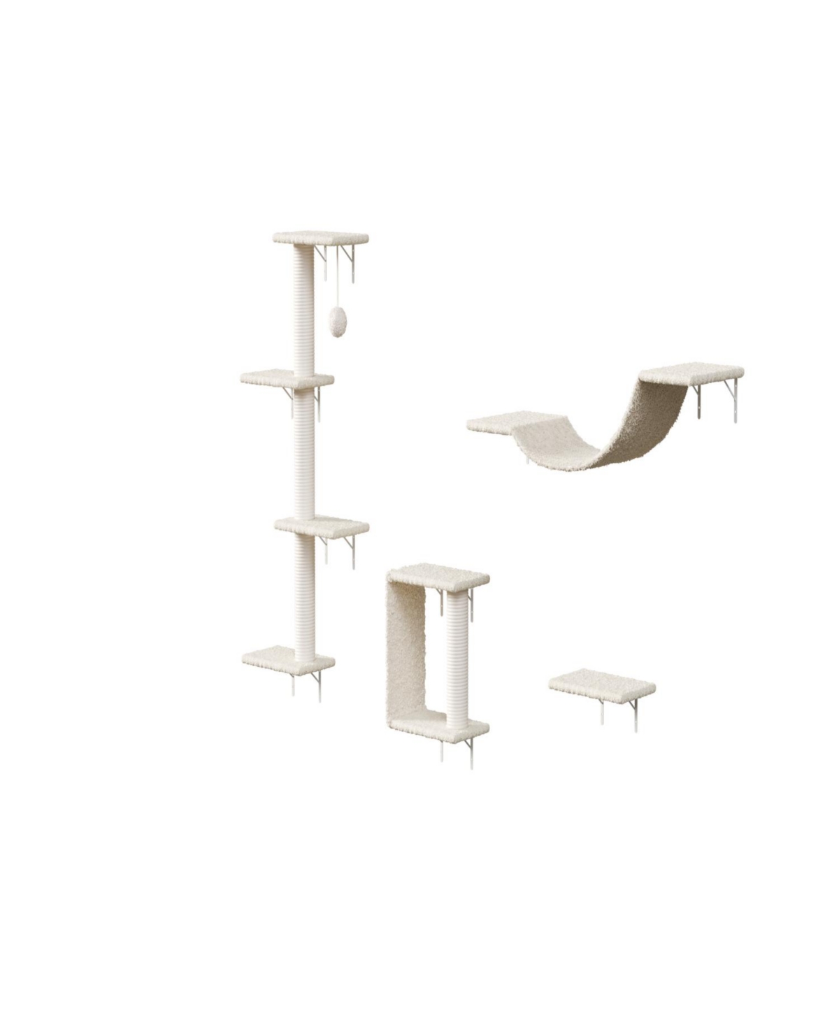Click here for Aostirmotor Modern Wall-Mounted Cat Tree Tower - B... prices