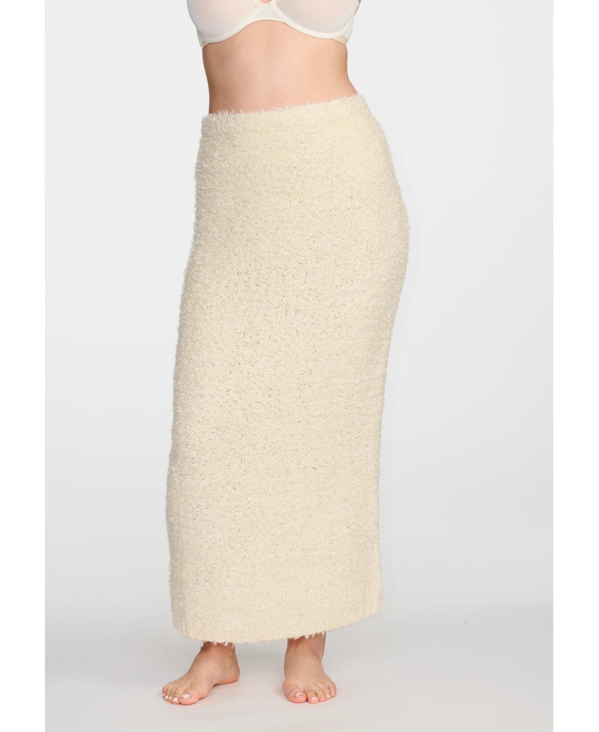 Click here for Cuup Womens The Midi Skirt- Boucle - Cream prices