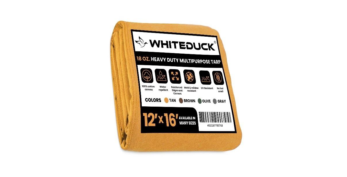 Click here for White Duck Outdoors 18 oz. Canvas Tarp 12x16 Tan prices