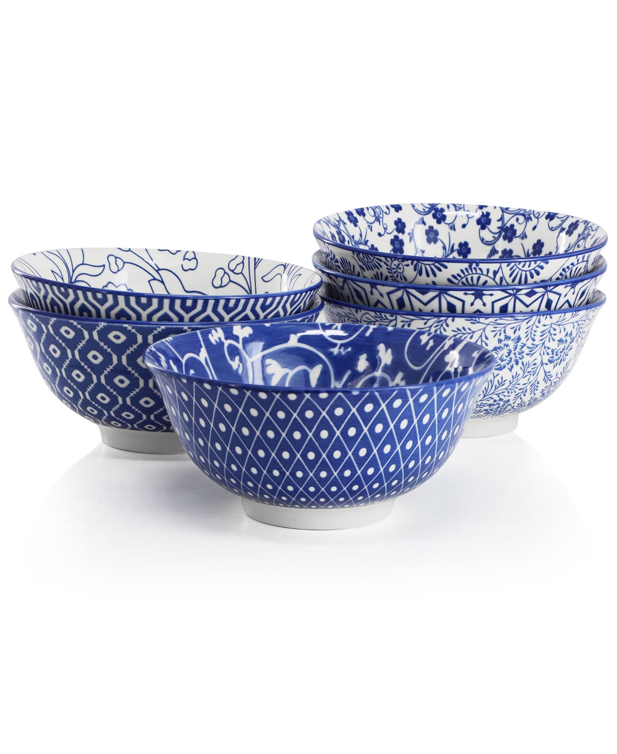 Click here for Elama Moxy Footed Bowls  Set of 6  Service For 6 -... prices