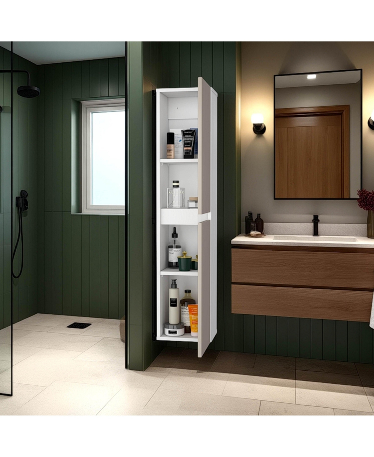 Click here for Fm Furniture Dateland Two-Door Wall Cabinet  Styli... prices