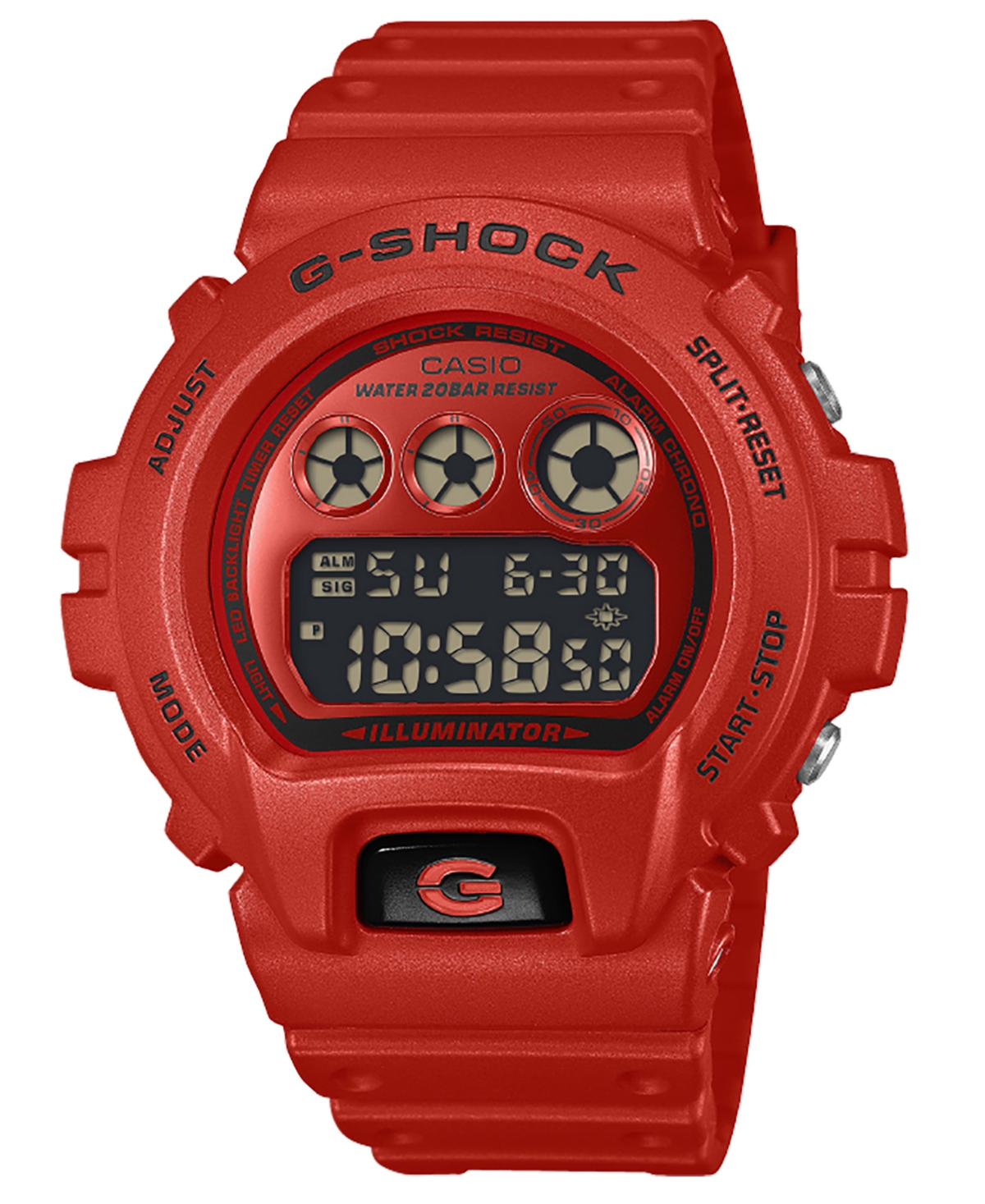 Click here for G-Shock Mens Japanese Quartz Red Resin Watch 50mm... prices