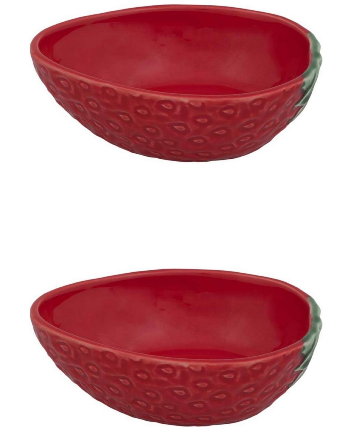 Click here for Bordallo Pinheiro Strawberries Oval Bowls  Set of... prices